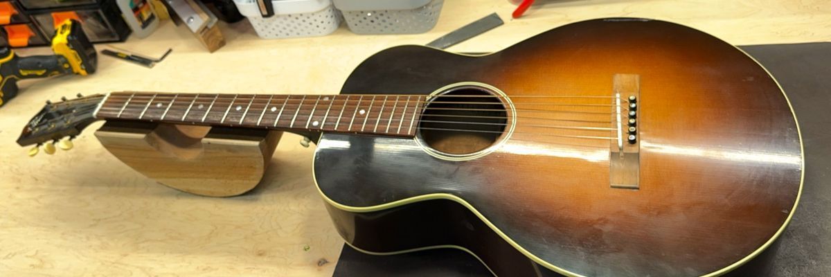 Конверсія акустичного Gibson для шульги | TADYKA GUITARS – гітари та сервіс
